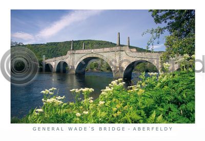 General Wade's Bridge, Aberfeldy Postcard (H A6 LY)